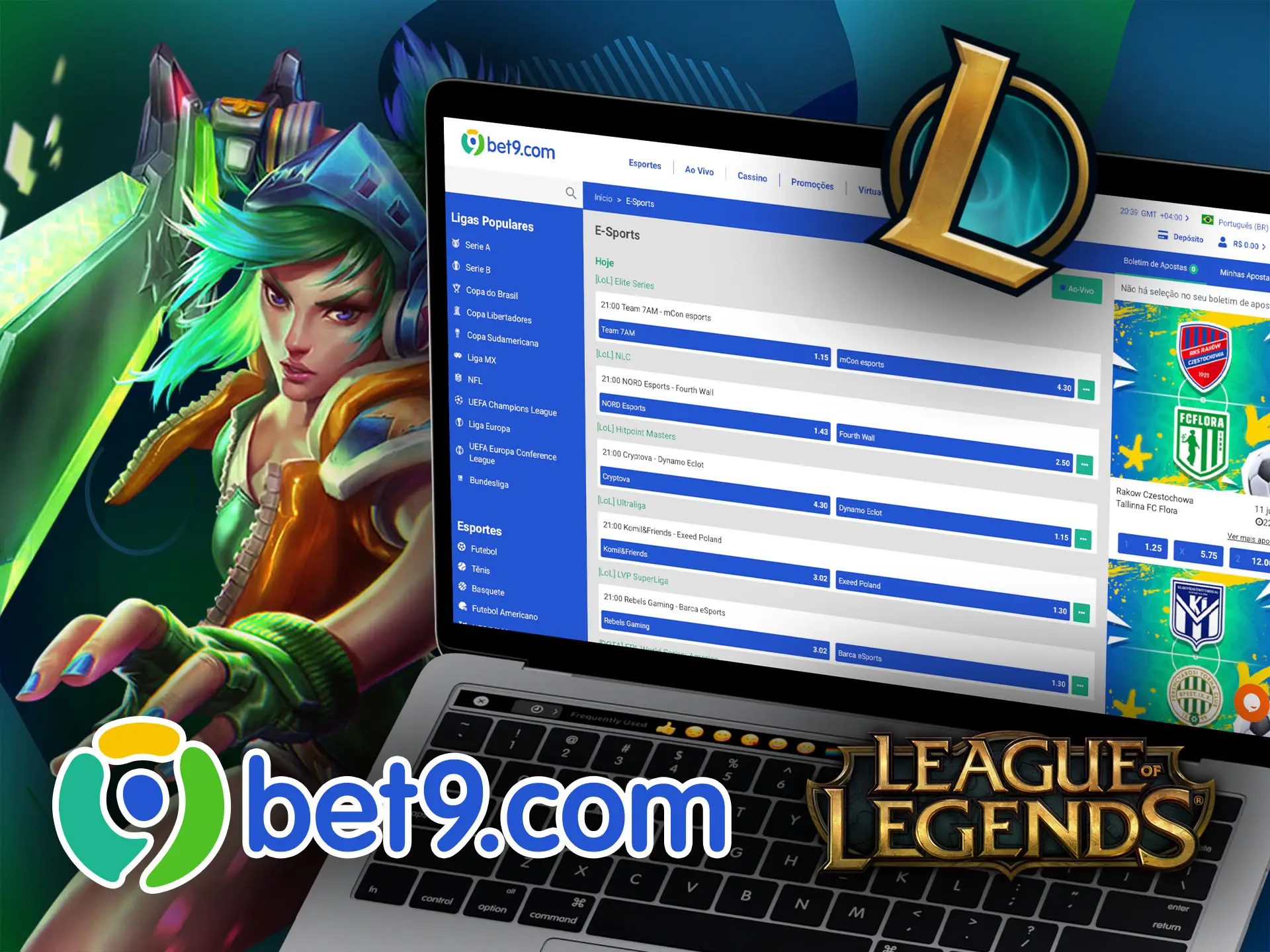 Bet9 – Site Oficial de Apostas Esportivas Online e Cassino no Brasil 2023