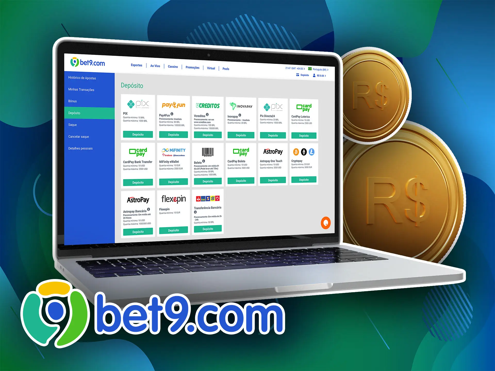 Bet9 – Site Oficial de Apostas Esportivas Online e Cassino no Brasil 2023