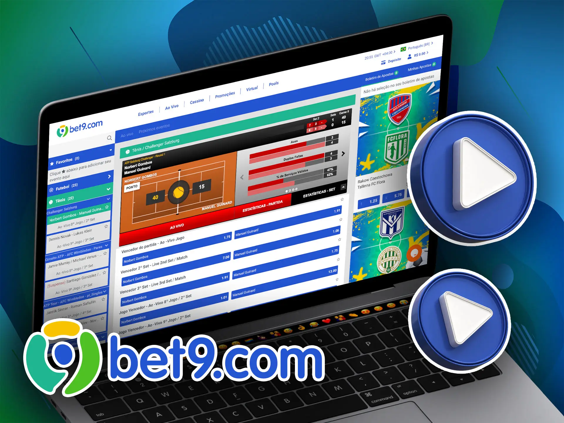 Bet9 – Site Oficial de Apostas Esportivas Online e Cassino no Brasil 2023